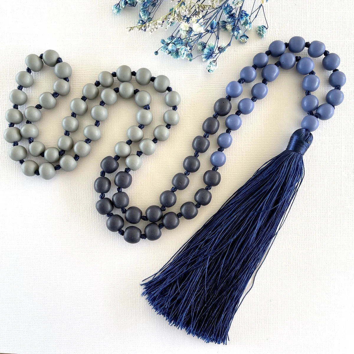 Tassel Necklace - Indigo | Pink Lemonade – Pink Lemonade Living