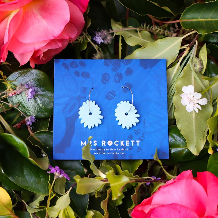Mrs Rockett - Tikumu Daisy Hoops - Baby Blue | Pink Lemonade – Pink ...