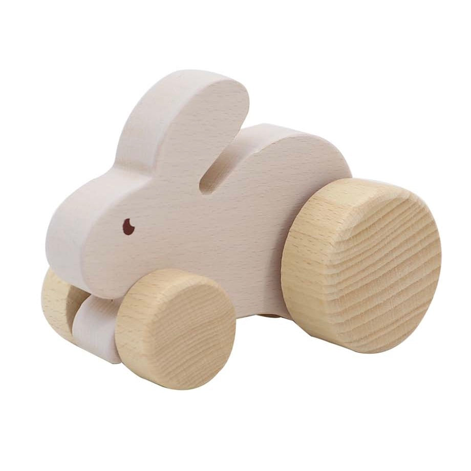 Wooden Bunny Car – Pink Lemonade Living